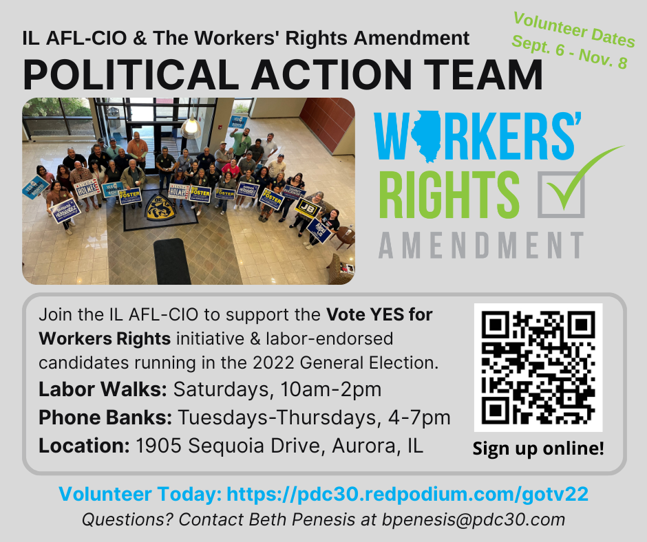 Join PDC 30's Political Action Team | Painters District Council No. 30